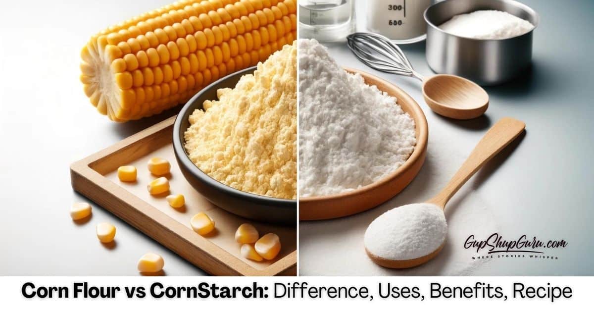 Corn Flour Vs Cornstarch Difference Uses Benefits Recipe